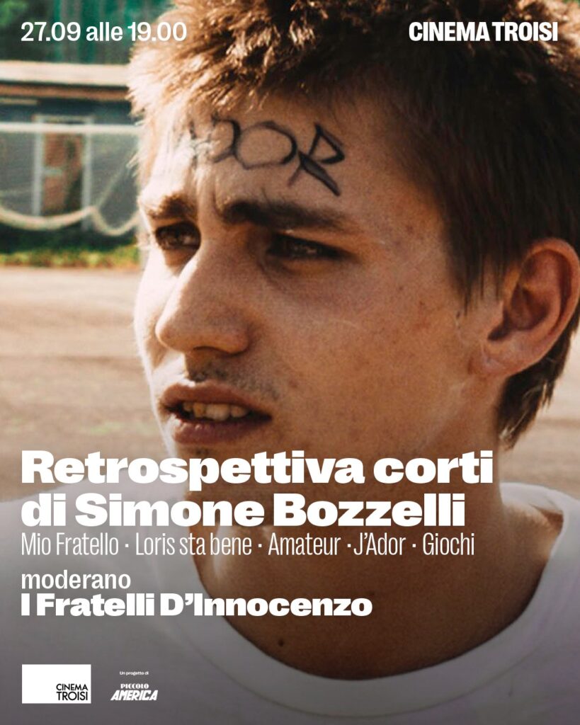 SIMONE BOZZELLI: Shorts retrospective in Rome - International Sales
